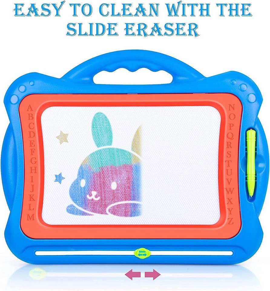 Magnetic Drawing Board Toys for 1-2 Year Old Girls, Large Erasable ...