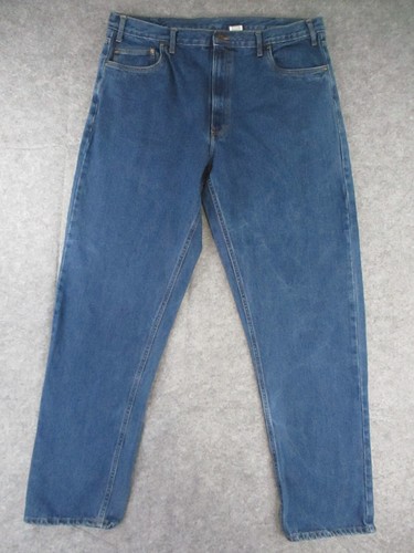 Real Work Wear Jeans Mens 44x36 Blue Denim Straight Leg Retro ACTUAL ...