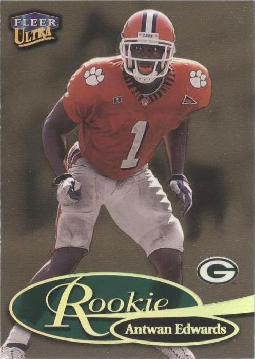 1999 Fleer Ultra - Rookie Antuan Edwards #283RG Gold Medallion Edition ...