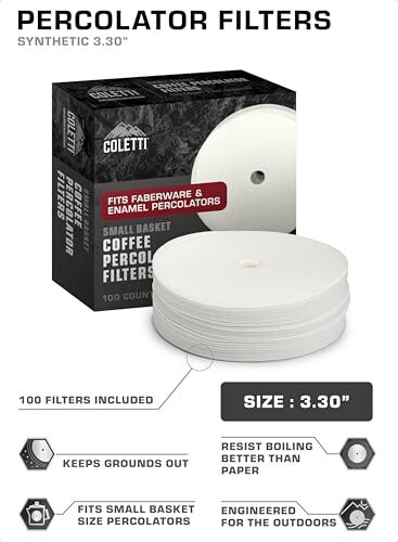 Percolator Coffee Filters ” Disc Coffee Filters For Percolators “ For ...