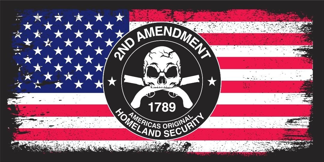 2ND AMENDMENT HOMELAND SECURITY 1789 USA PATRIOTIC Vinyl Decal Bumper ...