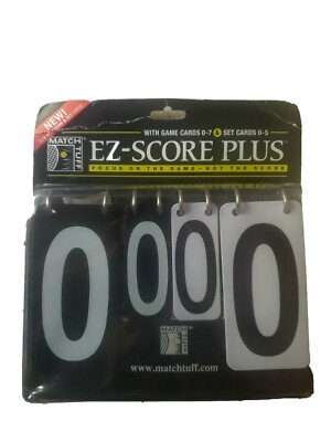 Match Tuff Ez-Score Plus Portable Tennis Score Keeper (0-7) | EZ-Flip ...