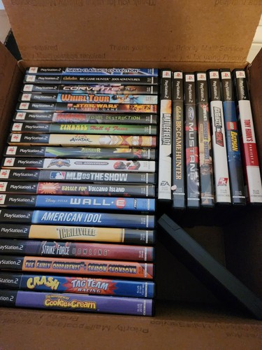 Lot Of 36 Sony Playstation 2 PS2 ALL EMPTY Assorted Game Cases *FREE ...