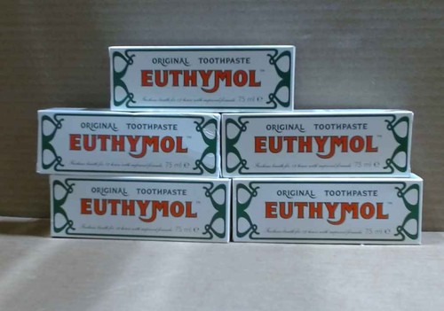 NEW Lot of 5 Euthymol Original Toothpaste 75mL EXP2027JUL17 $60 | eBay