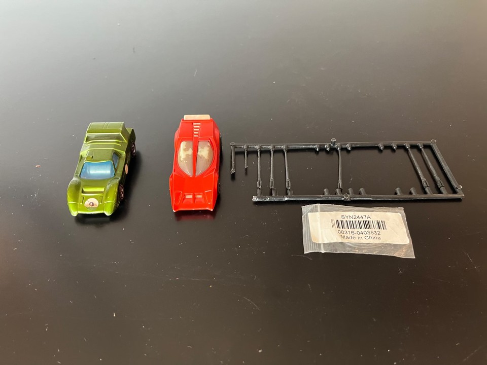 Hot Wheels Redline Sizzlers; Green M70 & Red Live Wire & Lap Counter ...