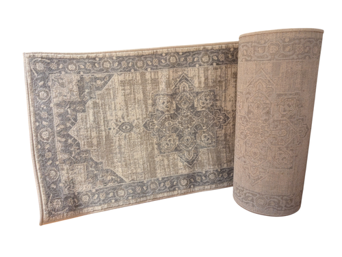 Safavieh Brentwood BNT865B-222 Runner Rug 2' ' Cream/Grey Medallion for ...