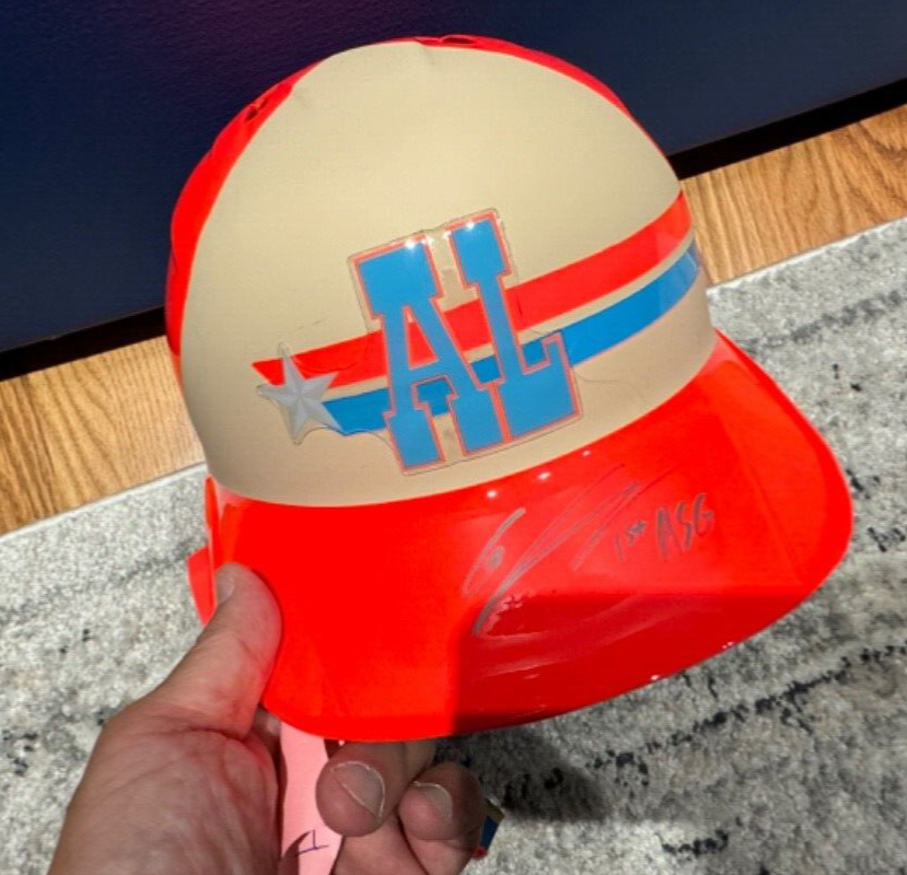 2024 Game used ASG Helmet signed/inscribed Gunner Henderson 1st ASG MLB ...