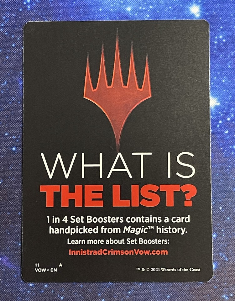 MTG, Human Token, Innistrad: Crimson Vow 001/021 Regular Token | eBay