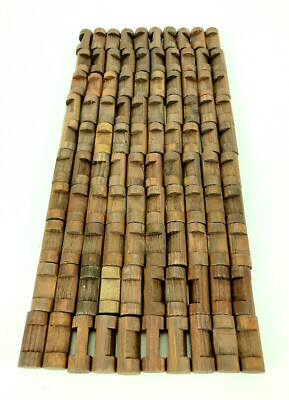 Lincoln Logs 1-1/2" Long Round 1 Notch Lot of 100 Brown Wooden to Build ...