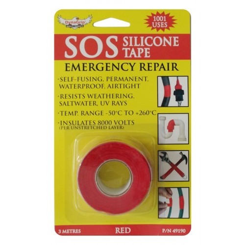 3x Red Silicone Rescue Repair Tapes DynaGrip 3 Metre Roll | eBay Australia