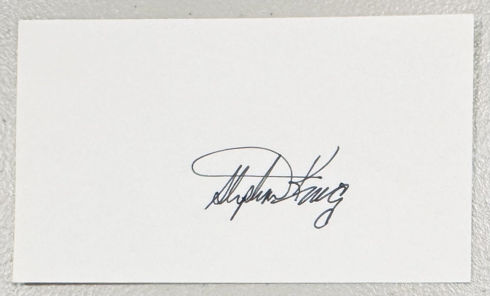 Stephen King Autographed Memorabilia | Signed Photo, Jersey ...