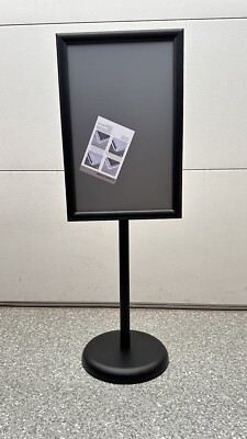 New 11x17 Adjustable Floor Stand Display Sign | eBay