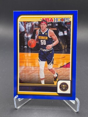 2023-24 NBA Hoops Basketball #179 Aaron Gordon Blue Denver Nuggets | eBay