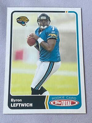 2003 Topps Total Football #475 Byron Leftwich RC | eBay