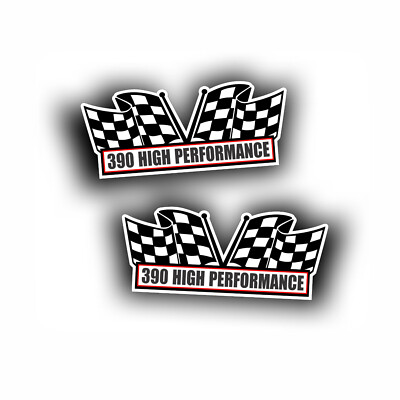 390 HIGH PERFORMANCE AIR CLEANER engine DECAL for classic or muscle car ...