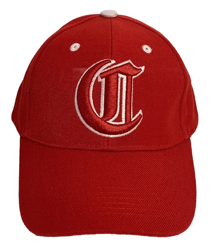 Initial Ball Cap Letter ‘C’ Old English Style Red Embroidered ...