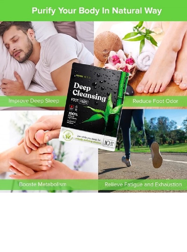 Nuubu Foot Pads 40 pat– Deep Cleansing Detox Foot Patch (Original Japan ...