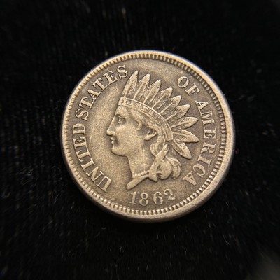 1862 Indian Head Cent Choice XF One Penny 1c Copper Nickel MAKE OFFER ...