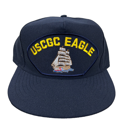 Vintage USCGC Eagle Hat Cap Snapback United States Coast Guard Patch ...