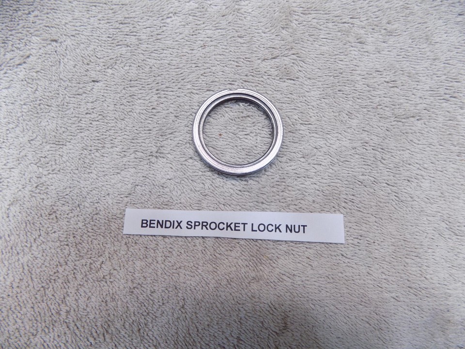 BICYCLE 40's 50's ORIGINAL BENDIX HUB SPROCKET LOCK NUT #412 | eBay