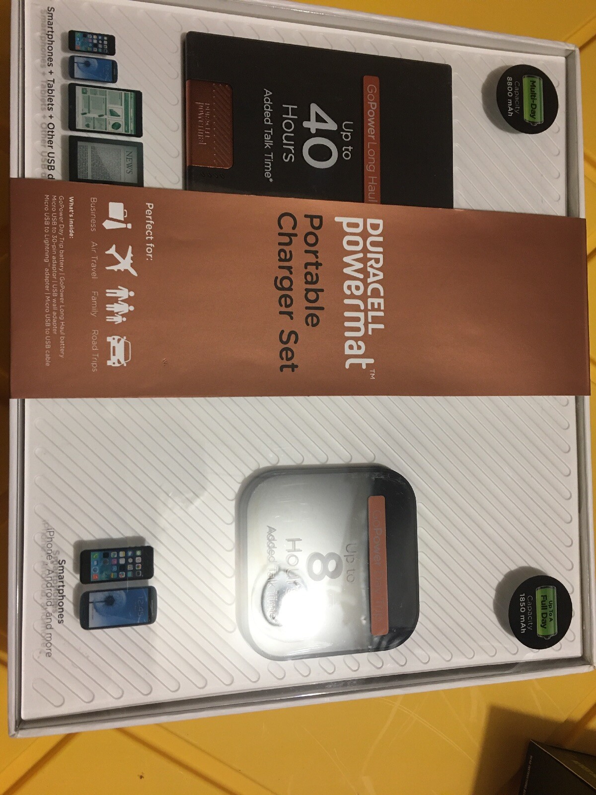 Duracell PowerMat Portable Charger Set Plus Free Powermat ( For 2 ...