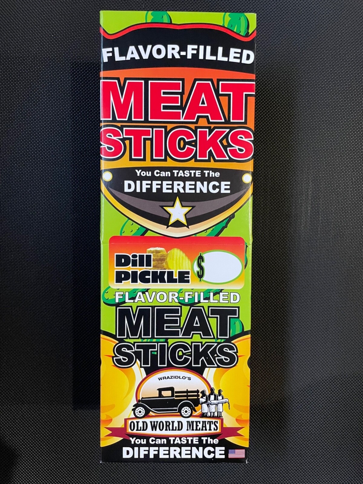 Old World Meats Snack Sticks (20) 1 oz Stick Individual wrapped Dill ...