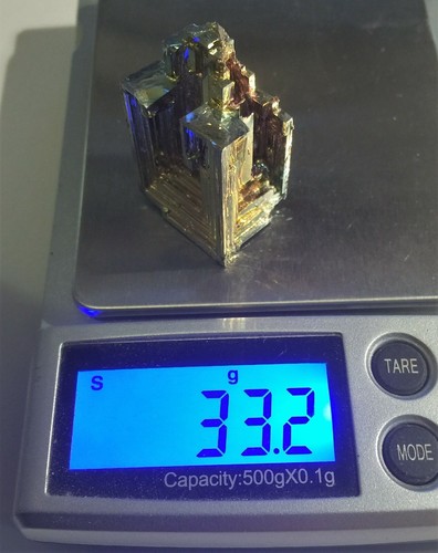 BISMUTH CRYSTAL CASTLE Spectacular 33.2 Gram 999.0 Pure (Great Gift ...