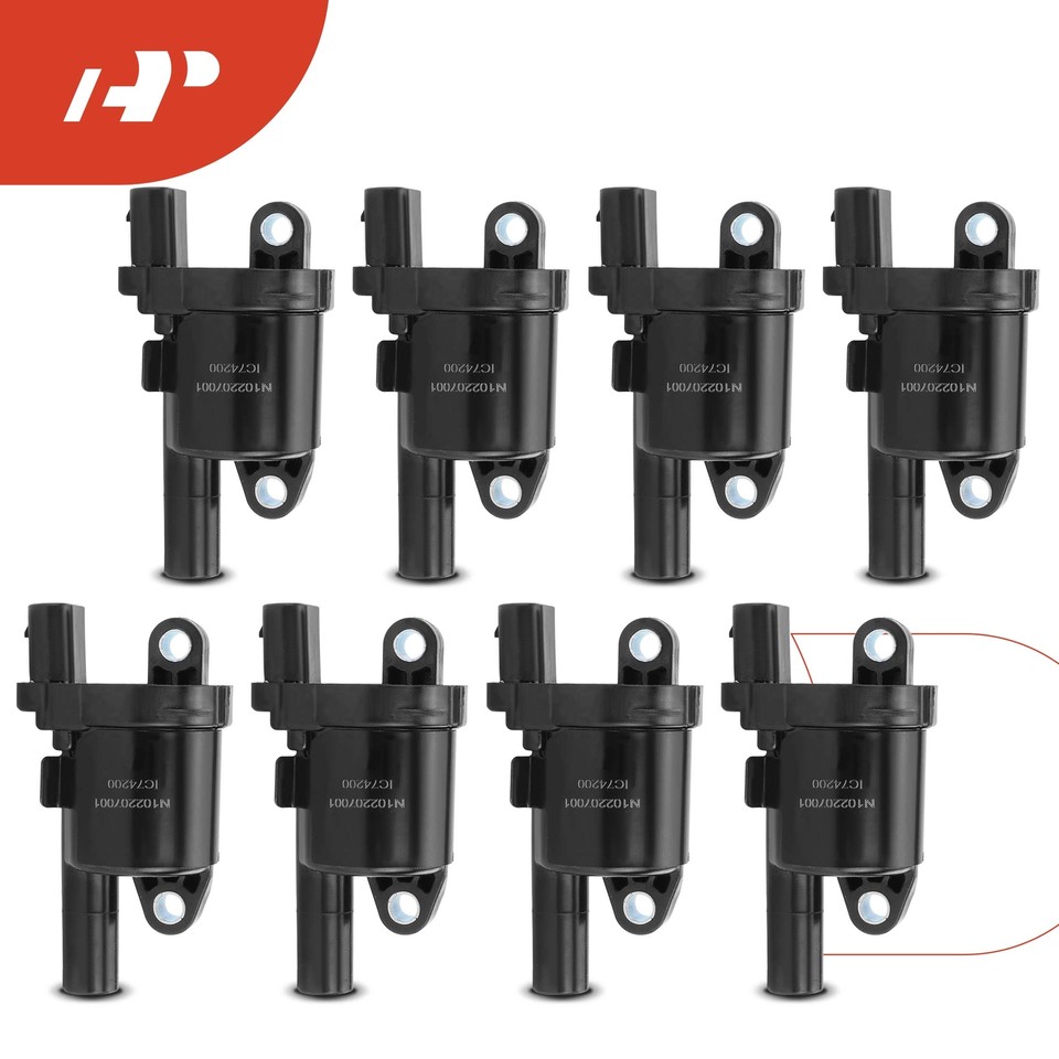 A-Premium 8x Round Ignition Coil for for Chevy Silverado 1500 LD ...
