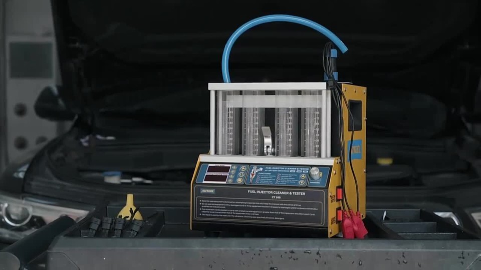 AUTOOL® CT160 Ultrasonic Fuel Injector Cleaner & Tester Heating ...