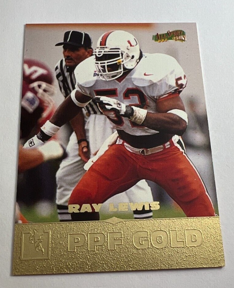 1996-97 Score Board All Sport PPF Gold #139 Ray Lewis Rookie | eBay