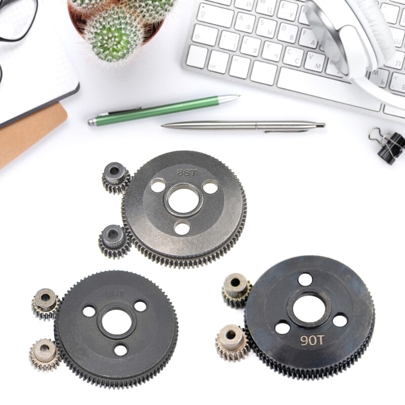 Differential Gear Set Clutch 86T 90T Spur Gear and 21T/19T Pinions Gear ...