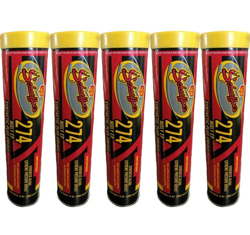 Schaeffer's Oil Moly EP Synthetic Plus Waterproof Grease (5 tubes) #274 ...