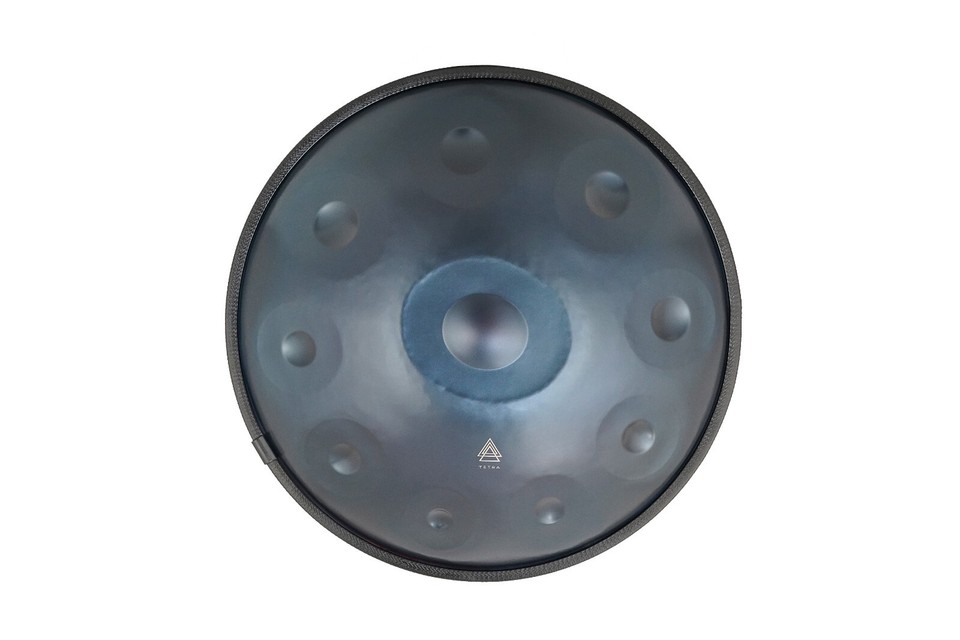 Tetra Handpan BLUE D Kurd 12 / 10 notes 440/432 Hz 22' Stainless Steel ...