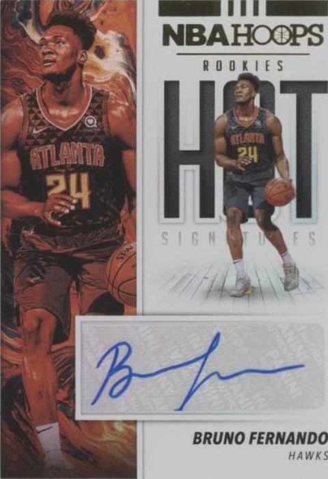 2019-20 Panini NBA Hoops - Hot Signatures Rookies Bruno Fernando #HR ...