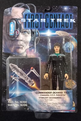 Commander Deanna Troi 1996 Star Trek MOC First Contact Playmates Toys ...