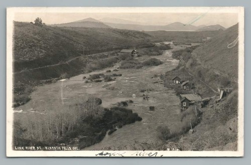 Link River KLAMATH FALLS Oregon RPPC Antique Real Photo ~1920s | eBay