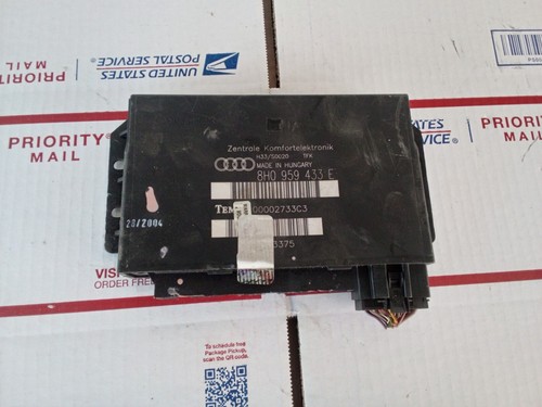 03-09 Audi A4 S4 RS4 Convertible CCM BCM Body Comfort Module 8H0 959 ...