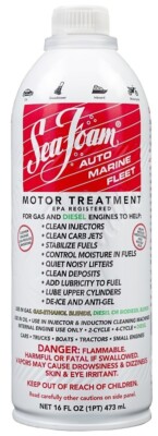 NEW Sea Foam SF16 AUTO MARINE FLEET FUEL Motor Treatment 16oz CAN ...