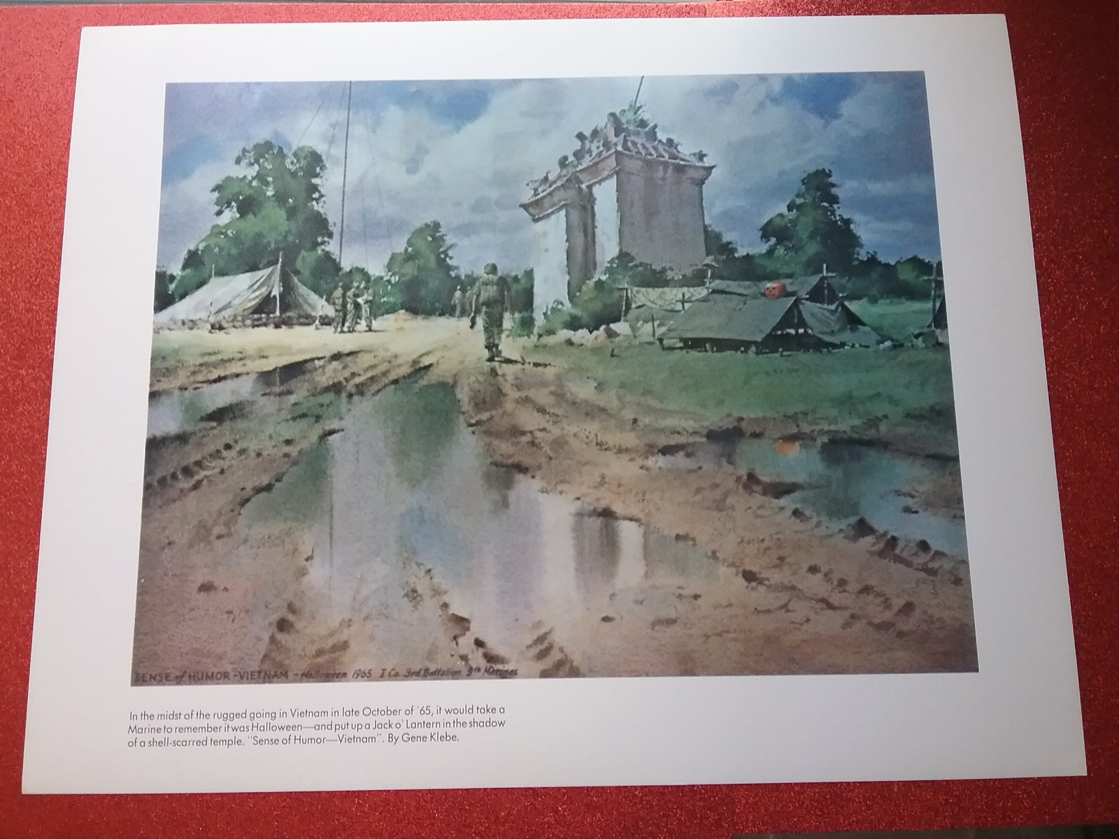 Gene Klebe: "Sense of Humor - Vietnam" Lithograph Art Poster Print 14 ...