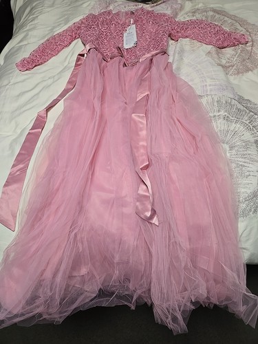 Girls New Pink Gown Size 170 | eBay