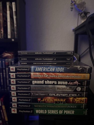 Lot of 8 CIB PS2 Games and 2 PS1 Games; HP, GT2, GTA: VC, SC, Etc. | eBay