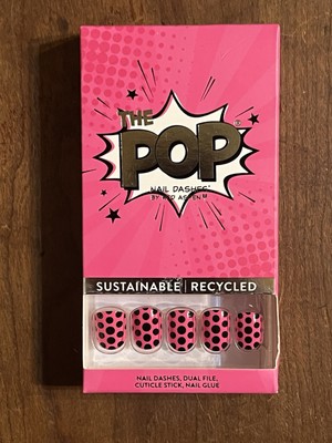 Red Aspen Reusable Nail Dashes, Pop On Short Square, Bazinga, Barbara ...