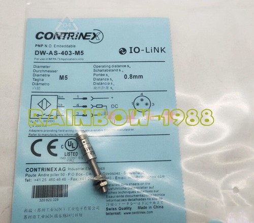 1PC FOR DW-AS-603-M5 Threaded Inductive 24V Sensor Small Proximity ...