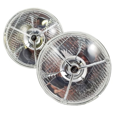 Halogen P700 Headlight Lamp Tripod Conversion H4 Set For Classic Mini ...
