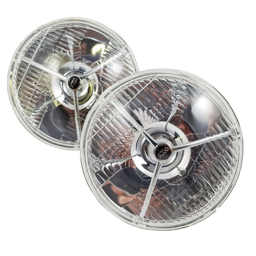 Halogen P700 Headlight Lamp Tripod Conversion H4 Set For Classic Mini ...