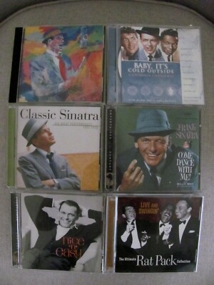 6 Frank Sinatra Classic CD's Great Performances 1953-1960 Pack Rat Nice ...