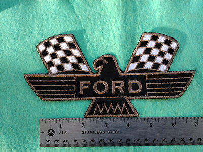 Large Golden Brown Ford Back Service Parts Racing Dealer Uniform Patch ...