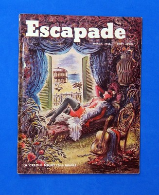 ESCAPADE MARCH 1956 PIN UP MAGAZINE**BETTY BETTIE PAGE**3 PAGES** | eBay