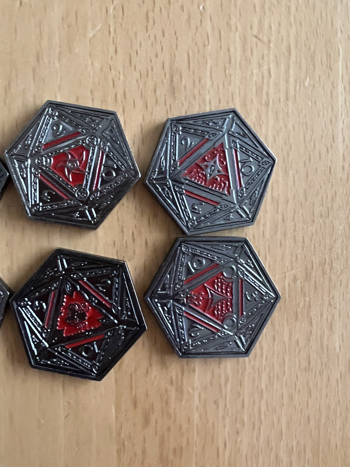 Elder Dice & D2 coins The Eye of Chaos Necronomicon Astral Elder Sign ...