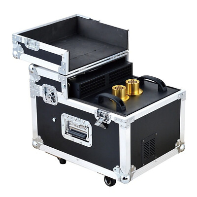 900W Pro Dual Up Haze Fog Smoke Machine w/ Case Hazer Stage Effect ...